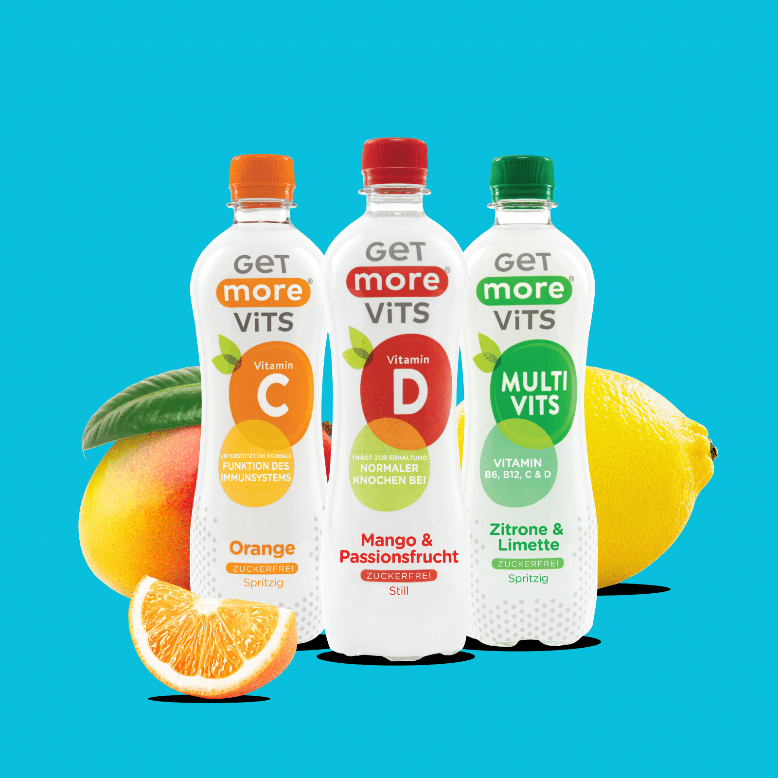 „Get More Vits“ ist das Nr. 1 Vitaminwasser aus England