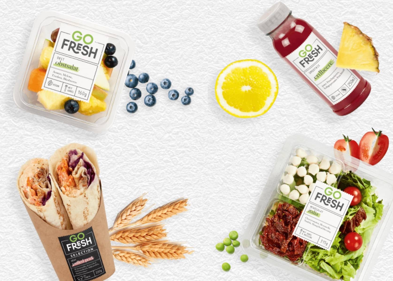 Auch an Tankstellen & Co. immer beliebter: Salate, Wraps & Co.