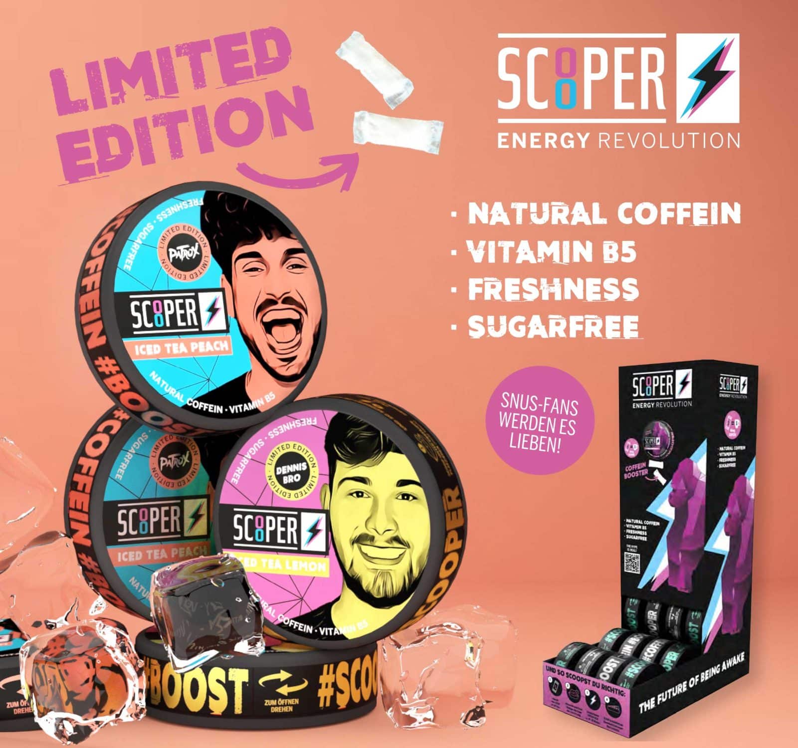 Scooper: Koffein in Pouches für den schnellen Energieschub ...