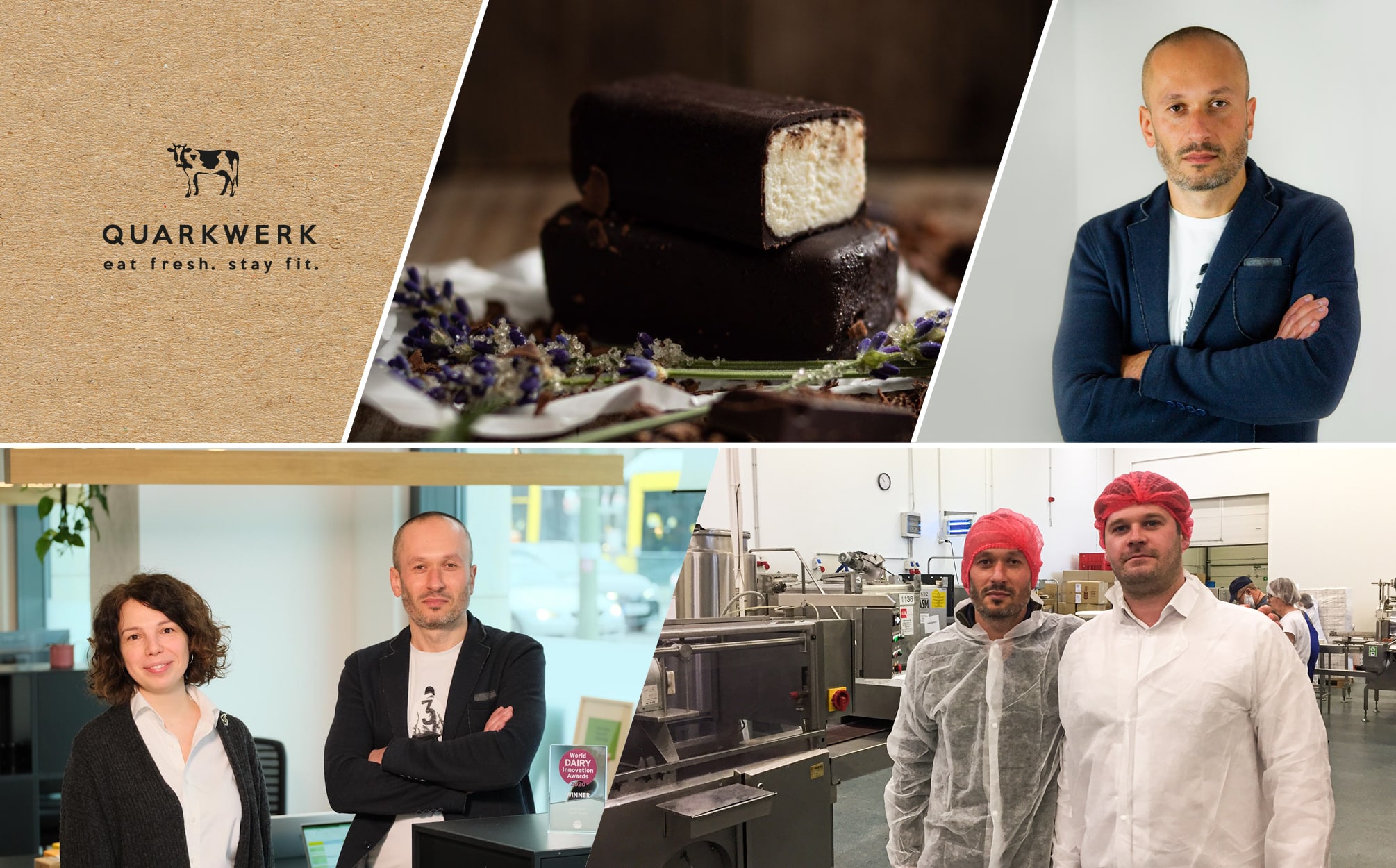 Frischer Quark in innovativer Riegel Form: Quark Snacks für unterwegs ...